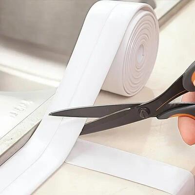 1 Roll of Waterproof White PVC Self-Adhesive Tape - Perfect