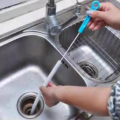 71CM Flexible Pipe Cleaning Brush Drain Unblocker Sink Plung