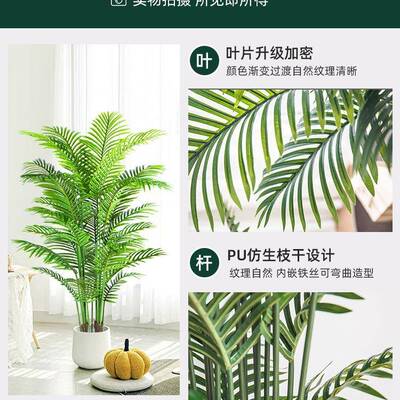 爆款真绿植高端轻奢植物生造仿景室内盆栽树tb-70008装饰摆设仿花