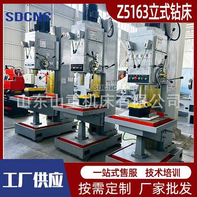 立式钻床Z5163大孔径钻孔攻丝机 方形十字工作台重型精密立钻