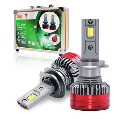 M10汽车led大灯9005 9006 H4 高亮聚光车灯 改装远近光一体前照灯
