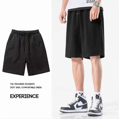 Men’s Rayon Fabric Solid Drawstring Shorts - Elastic