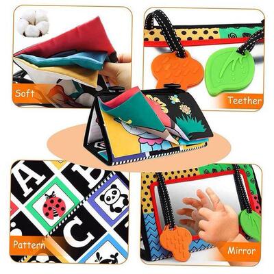 Black And White Baby Mirror Tummy Time Toys For Babies Monte