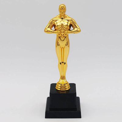 18cm 21cm 26cm Oscar Trophy Awards Plastic Gold-Plated