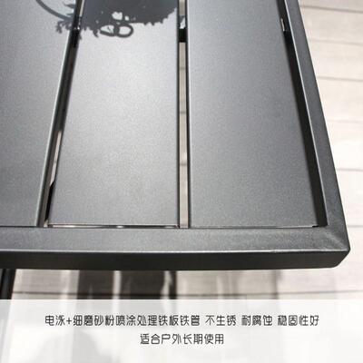 户外阳台铁艺挂桌栏挂家用简杆约可折叠桌悬71824小桌子休闲吧台