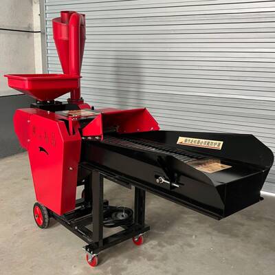 铡草揉丝粉碎一机自动进料玉米秆碎草机干两用青体草粉湿碎CJK秸