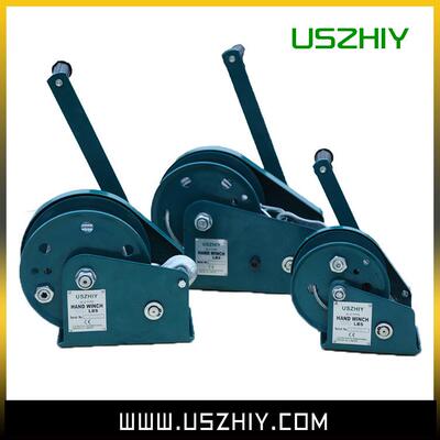 uhiVVGy牌进口自锁式手摇绞盘JC型-C1200LBS小绞车手sz动绞盘吊机