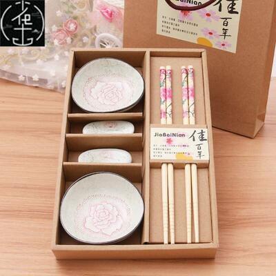 China crafts souvenir chopsticks bowl gift pack tableware