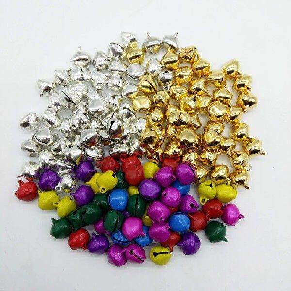 100pcs Silver Jingle Bells Small Crafts Bell DIY