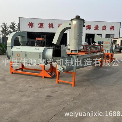 伟源废旧塑料管粉碎清洗生产线ppr管等长条料适用效率产能