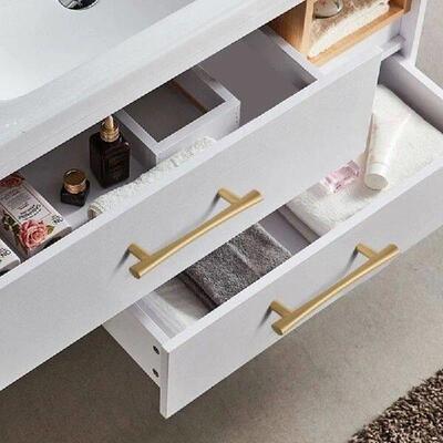 HX5F Metal Drawer Handles Dresser Handle Knob Bathroom