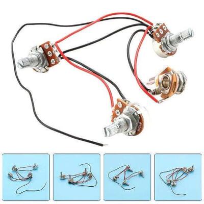 Electronic Guitar Wiring Harness Pickup Replacement Parts