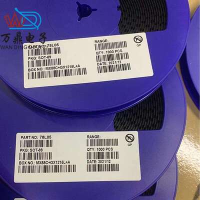 稳压IC原厂直供三端稳压管78L05 SOT-89 CJ78L05 贴片稳压IC