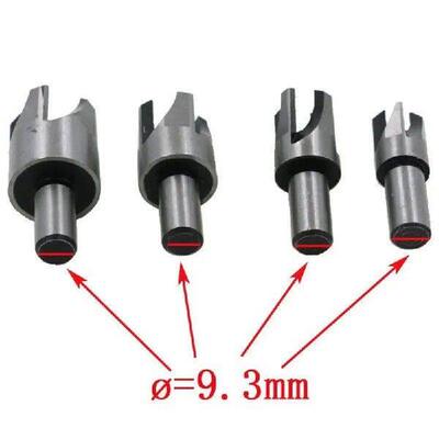 Wood Plug Cutter Cutting Tool Drill Bit Set Straight And