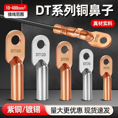 DT铜接线 线端子铜接线 线端子电线 线铜接线 线端子镀锡堵油铜接