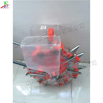 手推式滚轮播种机麦作物小玉米种机植机小型农田农PDW大豆点播机