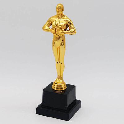 18cm 21cm 26cm Oscar Trophy Awards Plastic Gold-Plated