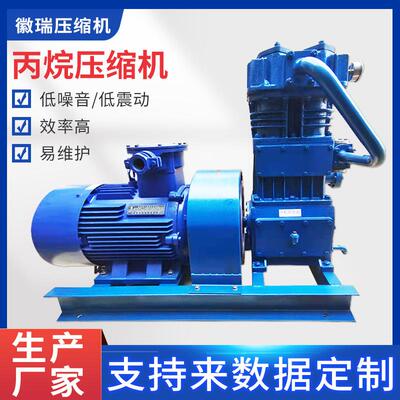 ZW1.1-16-24联轴器丙烷压缩机活塞压缩低噪音低震动厂家