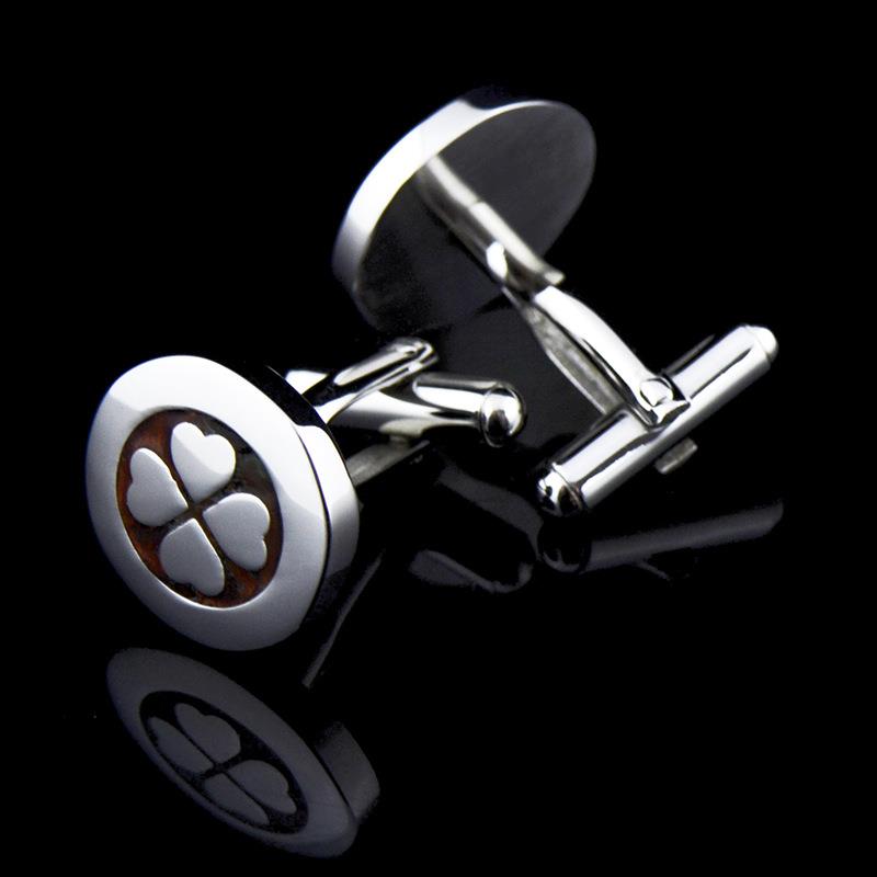 ixiukou红木袖扣不锈钢袖钉男士法式863cufflinks/991814