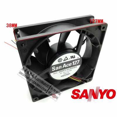 。三洋SANYO 12738 机箱大风量风扇12V 0.82A 109P1312H103