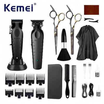 Kemei KM-2296/KM-2299专业剃须修发电动理发器工具套装