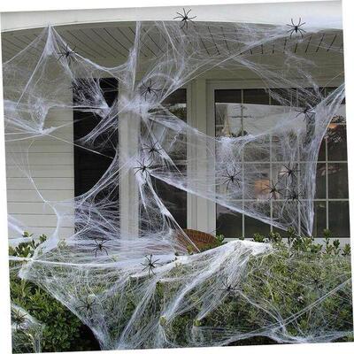 Halloween Decorations Artificial Spider Web Super Stretch Co