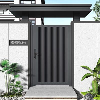 铝合金别墅院子大门庭院大门户外花园门庭院门农村自建房大门门楼