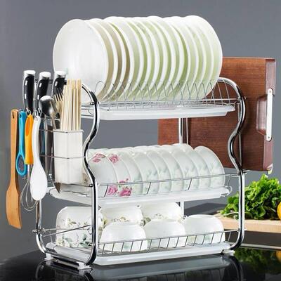 dish drying rack storage kitchen cup holder organizer洗碗架