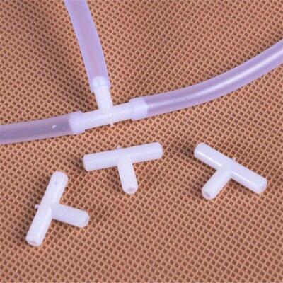 4mm Plastic T Shape Tee 3 Way Hose Joints Fish Tank Aquarium
