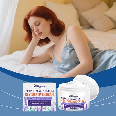 SOUTH MOON Nighttime Magnesium Cream Gently Moisturizes and