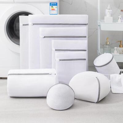 Smart Mesh Laundry Bag : Make Washing Easy !
