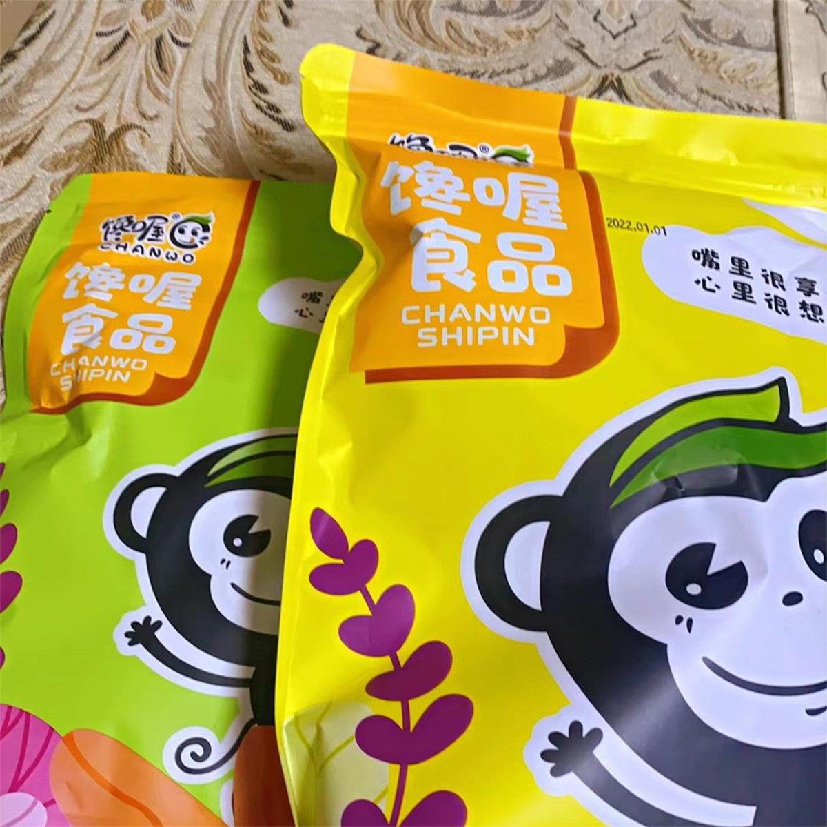 现货馋喔海南特产椰子片脆片500g即食烤椰子肉干脆块薄脆椰果干椰