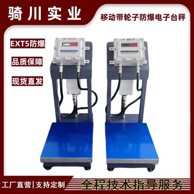 粉尘防爆ExdIIBT6化工制药高精度电子台秤隔爆式气体落地秤厂家