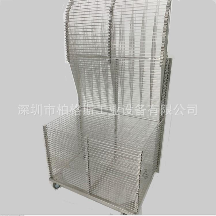 千层架车间移动工具架周转车晾干架子丝印干燥架不锈钢翻转晾晒车