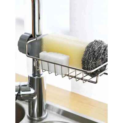 Stainless steel faucet storage rack kitchen厨房水龙头置物架