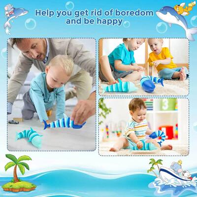 Slug Shark Dolphin Fidget Toys Toddler ADHD Autism Sensory T