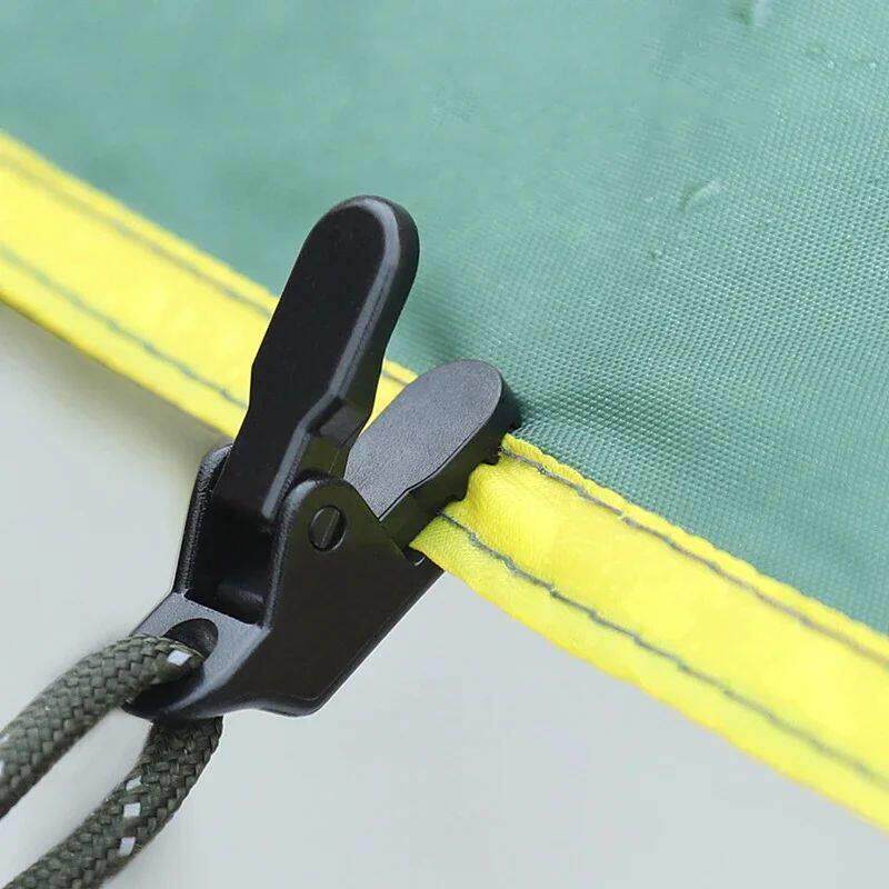 10Pcs Tent Clamps Plastic Tarp Clips Alligator Clip Hook Can