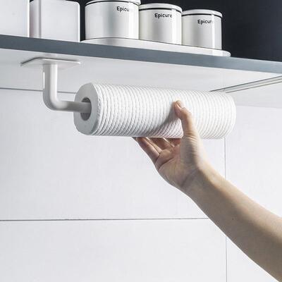 Kitchen paper towel holder, no-drilling required, specially