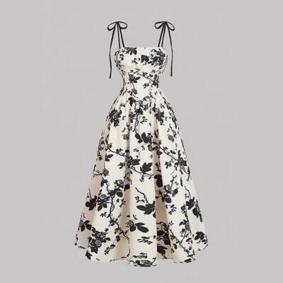 Women'S Elegant Floral Jumpsuit Digital Print Strapless