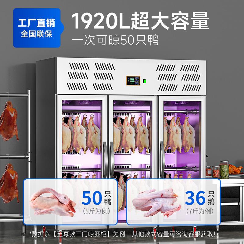能智能晾鸭柜干商用烤鸭322风干晾胚柜鸽乳烧腊烧鸭吹驰机保鲜烘