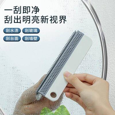 Telescopic window squeegee, glass cleaning tool, double-side