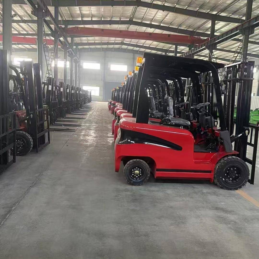 四轮座驾式电动叉车1吨双缸搬运堆高设备支持试驾