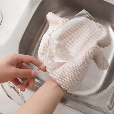 Kitchen Towel Cleaning Cloth Window Glass Rag Dish Wipe rags