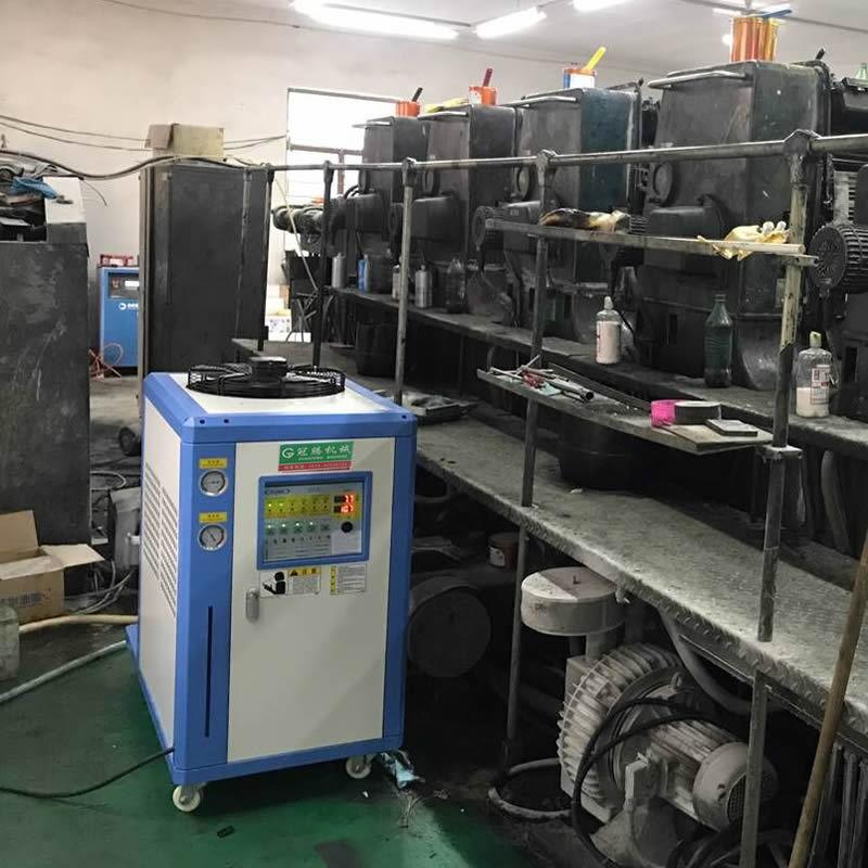 5匹冷水机风冷式冰水机余姚厂家保修两年注塑机模具温度控制