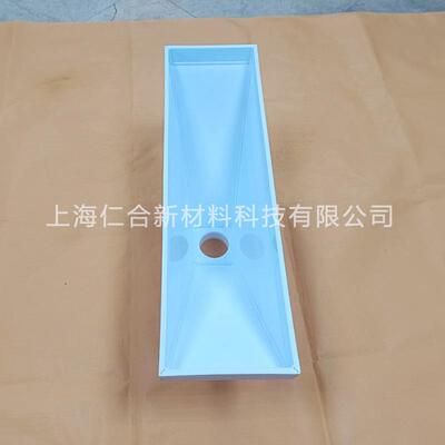 弯焊接p料斗耐酸碱定制pp折漏斗SSH环保塑p料pp吸罩风工业盐储料