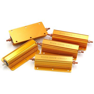 RXG24-200W大功率黄金铝壳散热限电阻器 0.1/0.5/1/50/100欧 2K