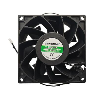 EC9038宽电压110V-220V交流大风量高转速节能机柜机箱散热风扇9CM