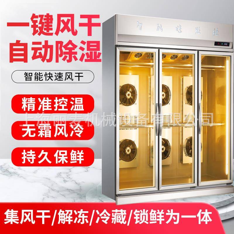 晾鸭柜 单门/双门/三门智能晾胚柜 卤鸽烧腊风干柜除湿保鲜展示柜
