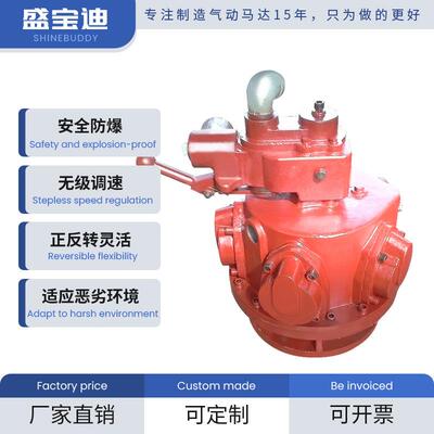 盛宝迪 TMH8SF 活塞式气动马达 活塞式气动马达 风动马达高效