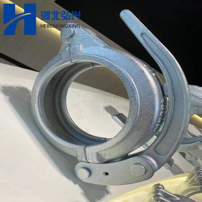 天泵臂架管卡 DN125锻造快速管卡 镀锌三·一泵车管卡箍